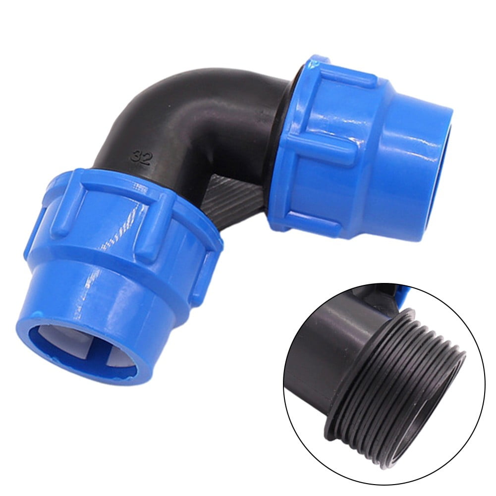 PP-Fitting Screw PE Pipe Drinking Water Clamp Connector 20 25 32 40 ...