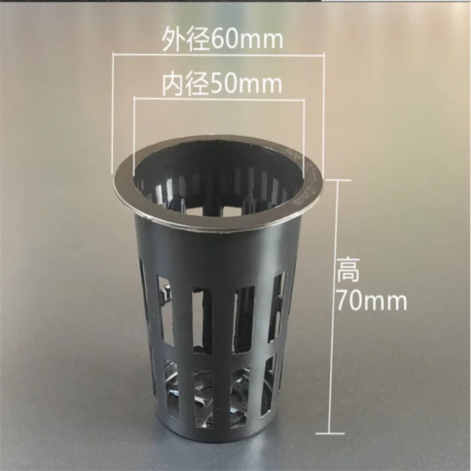 PP Hydroponics Plants Dedicated Solid Root Colonization Basket Vase Cup ...