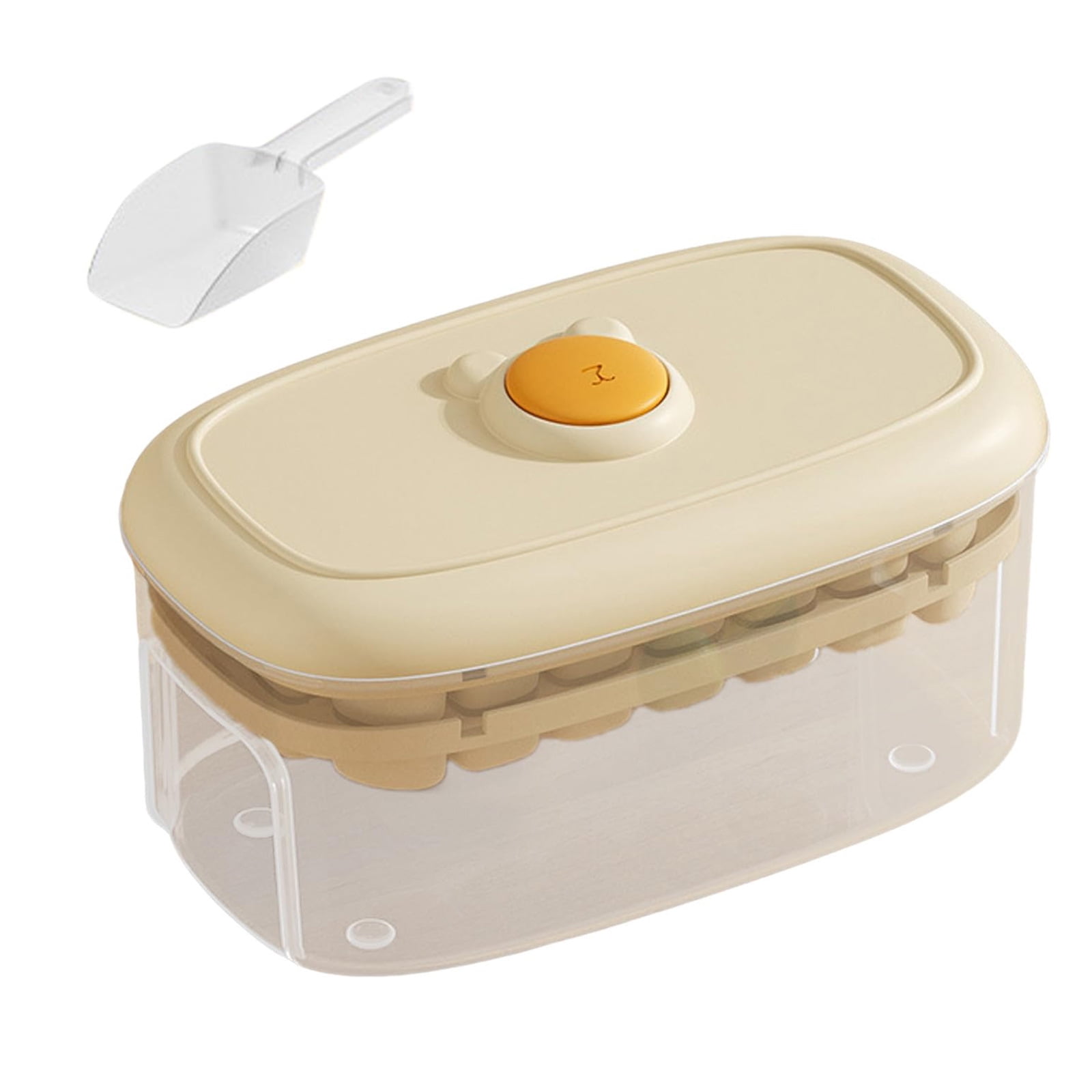 PP Ice Cubes Maker Set Stackable Freezers Tray Make 28 56 Cubes ...