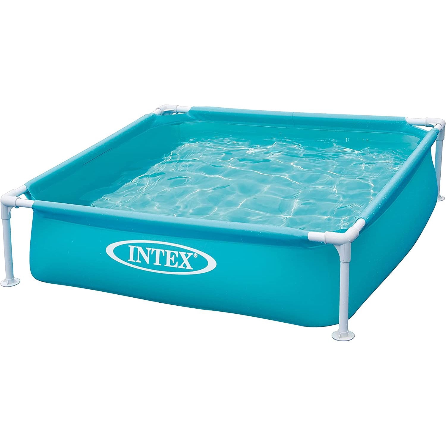 PP Metal Frame Above Ground Pool Square 12” 12” Swimming Pools ...