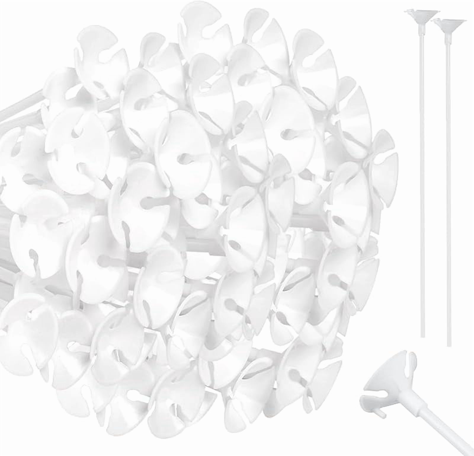 PP OPOUNT 35 Pieces Balloon Sticks, 12.6 inches Plastic Balloons Sticks ...