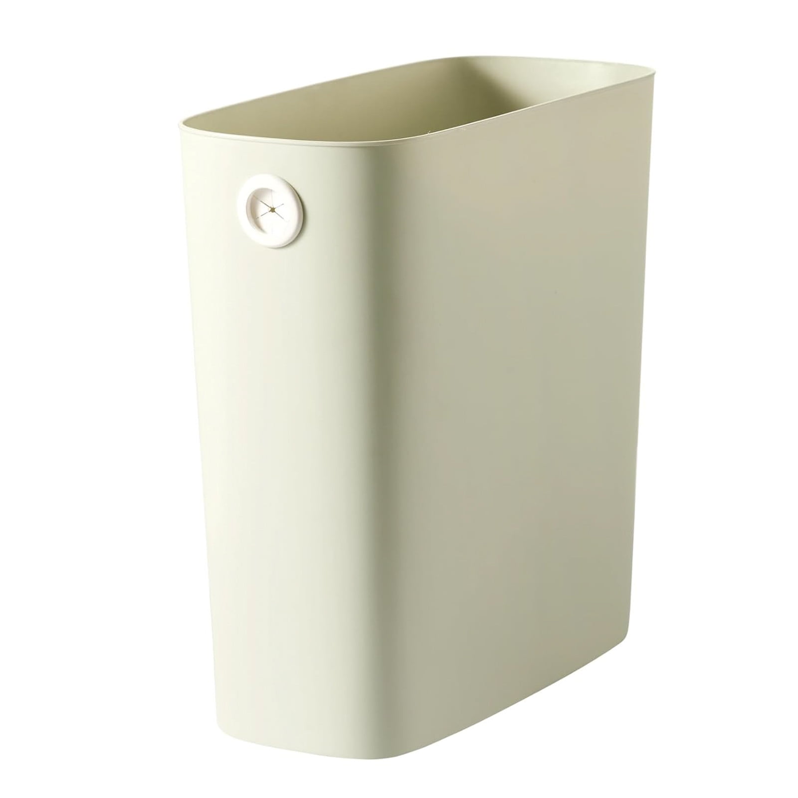 PP TPR Wastebasket Can, Slim Open Top Garbage Container for Bathroom ...