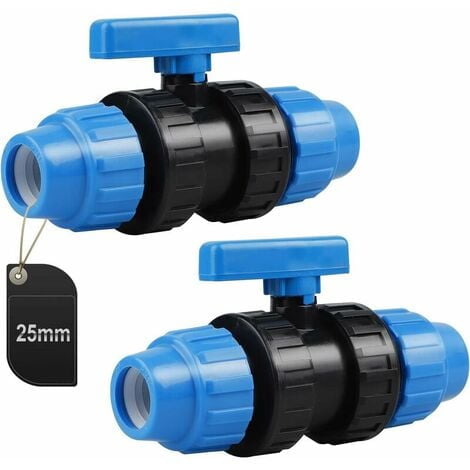 PP water pipe connector; PE pipe clamp; 25mm plastic ball valve; High ...