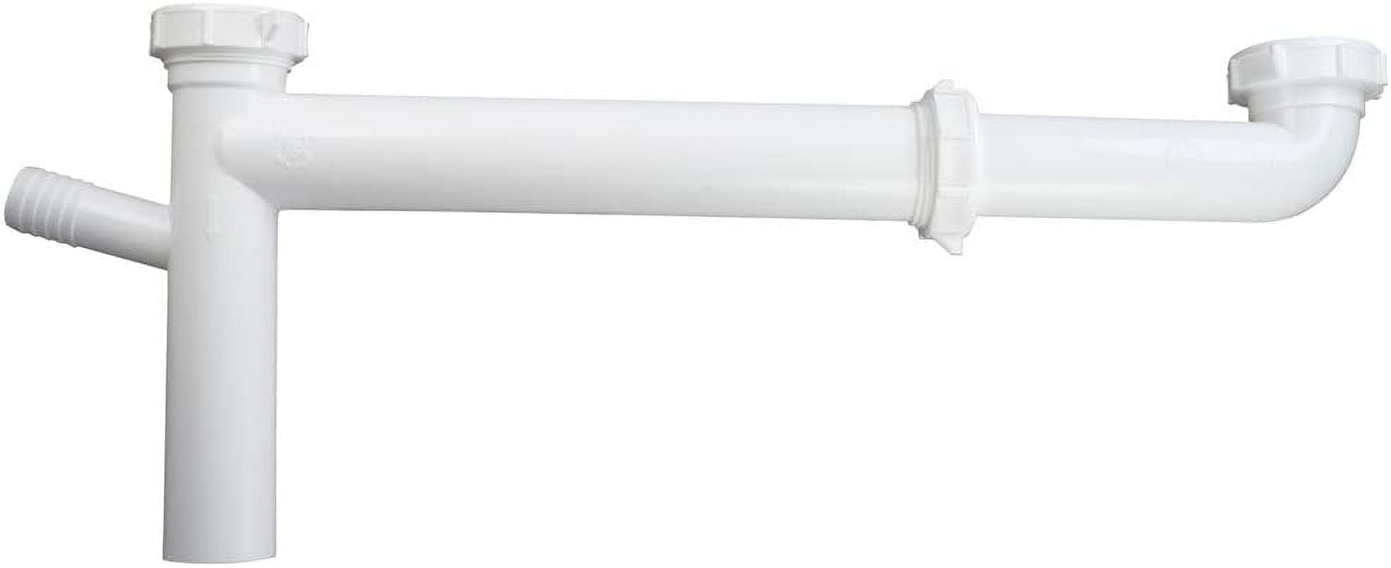 PP919W End Waste Outlet with Telescoping Tee, 1-1/2 in Inlet, Slip ...