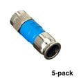 PPC BELDEN SNSD6 Blue RG6 Snap-N-Seal Compression Connectors Pack of 5 ...