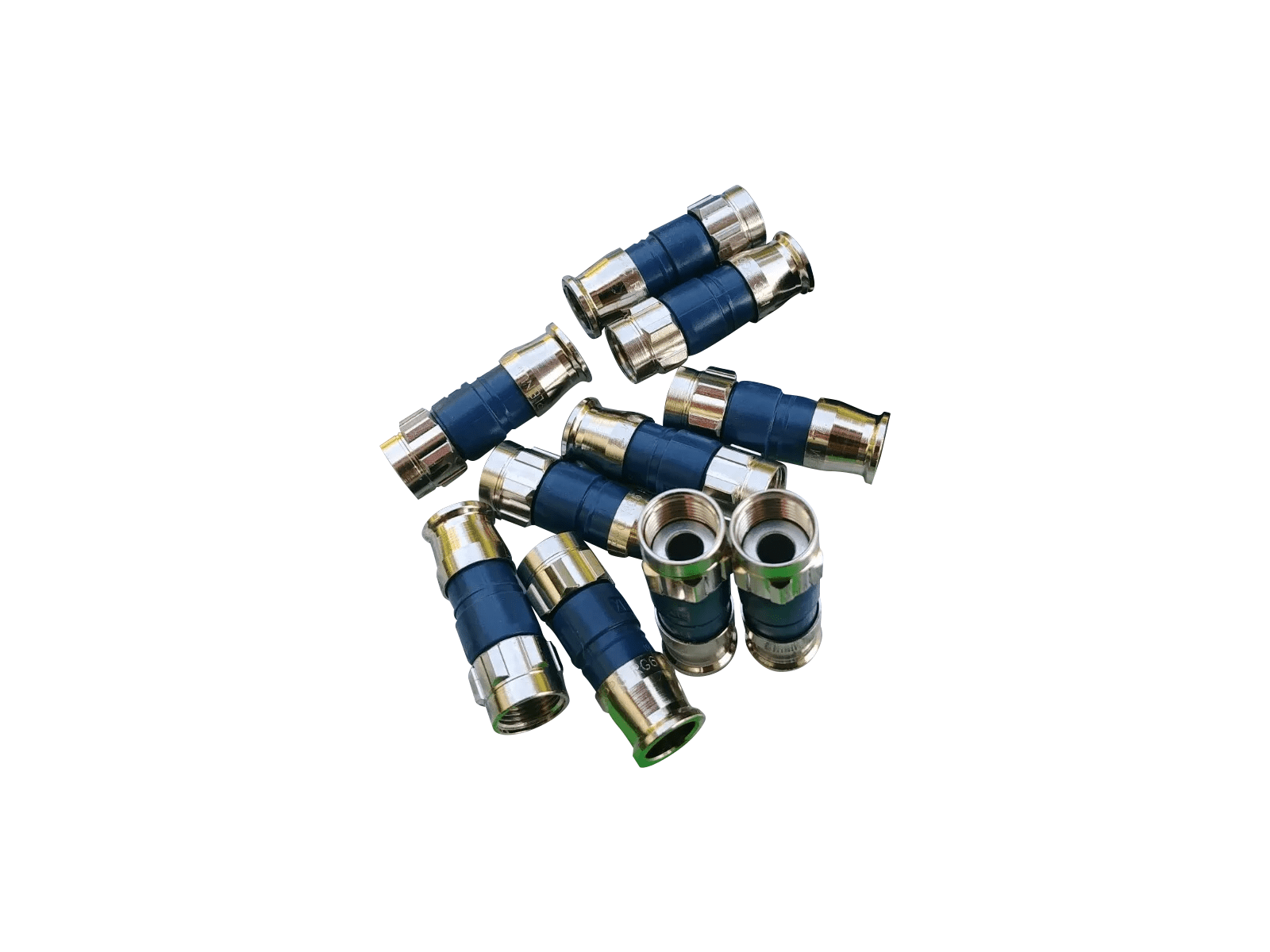 PPC RG-6 Universal F-Type Coax Cable Compression Connectors, Bag of 50 ...