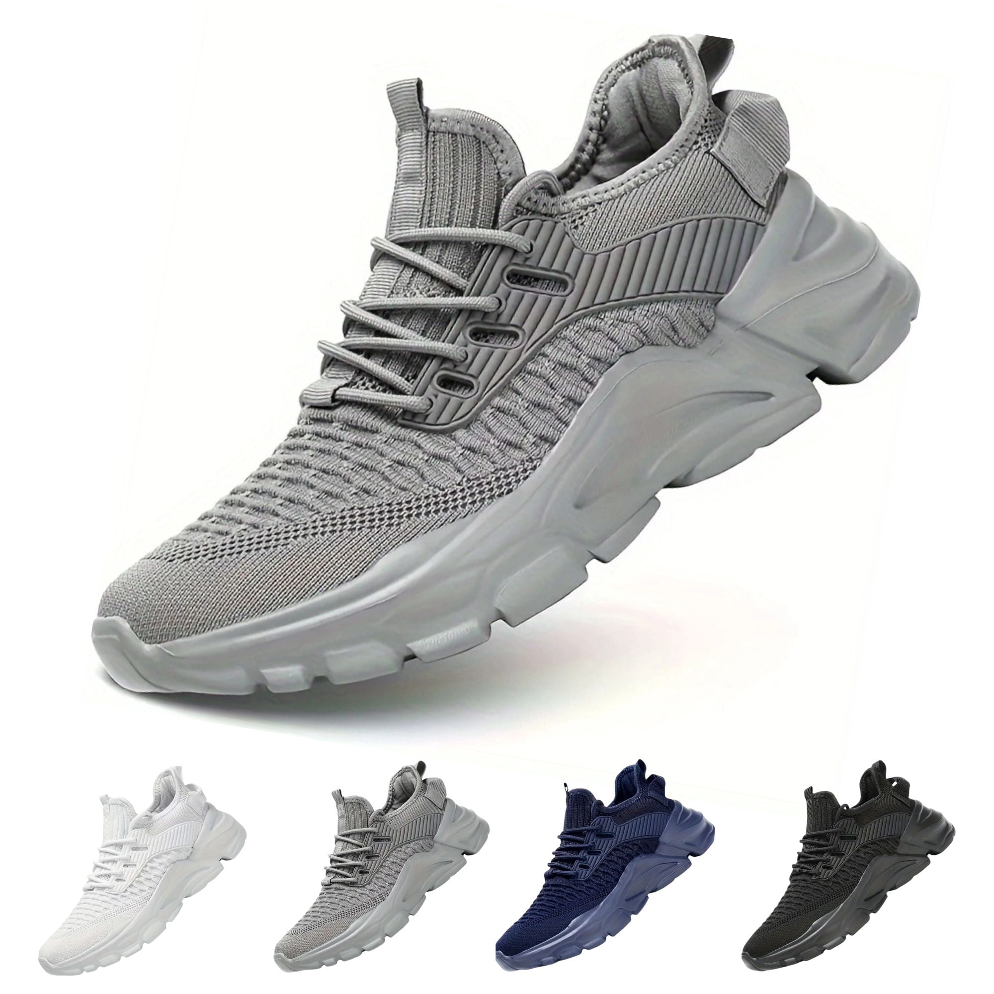PPCHVOMEY Mens Athletic Shoes Running Non Slip Lightweight Breathable ...