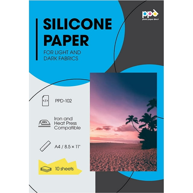 PPD Silicon Papers Heated for T Shirt Transfer Iron Silicon, Assorted ...