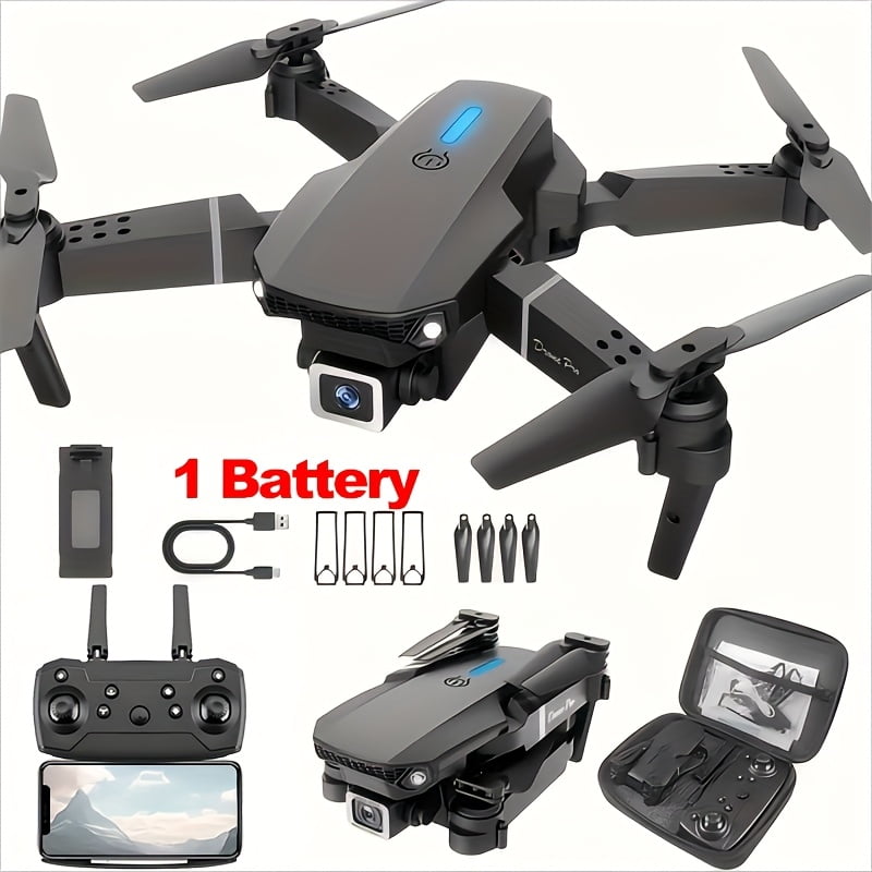 PPDL[Dual Cameras Foldable Drone] 2 Batteries Foldable RC Drones With ...