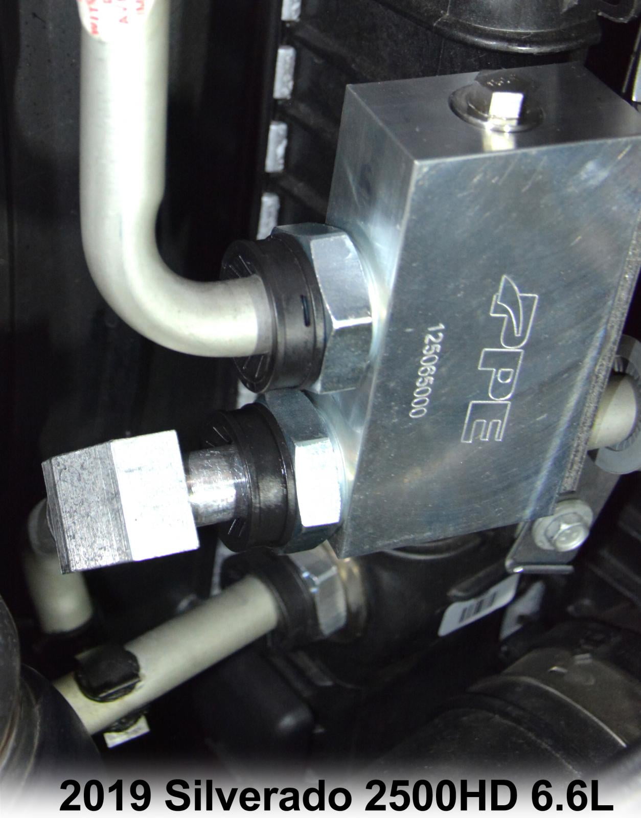 PPE Diesel 125065000 Oil Bypass Block For L5P Trans Cooler - Walmart.com