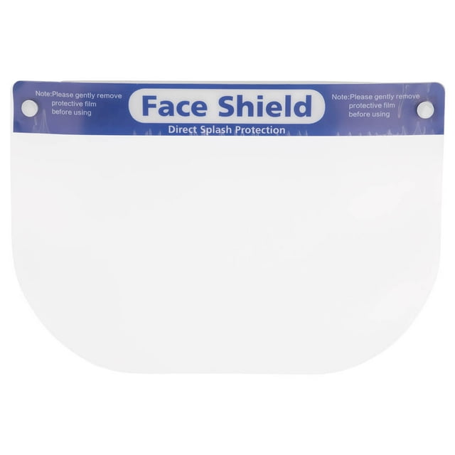 PPE Disposables Face Shield Virus Protection Clear Visor Masks, 10-Pack ...
