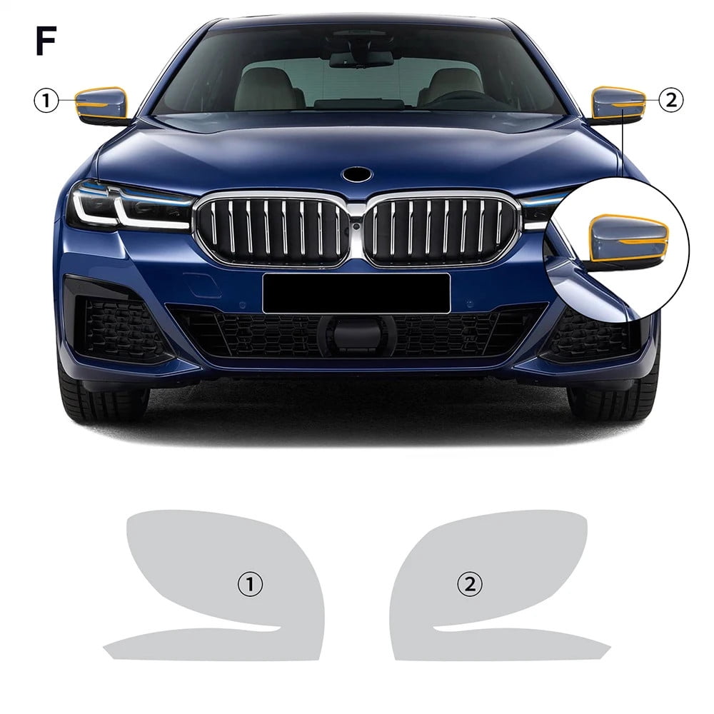PPF TPU Headlight for BMW 5 Series G30 M Sport 2021 2022 2023 Paint ...