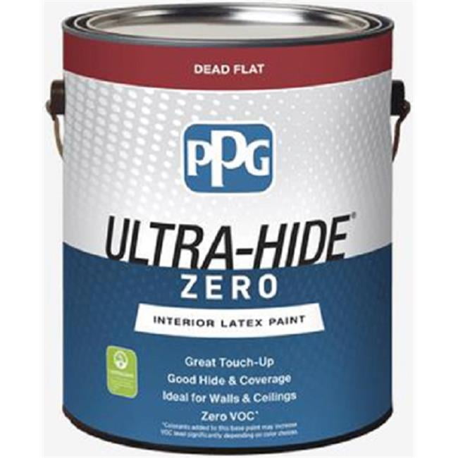 PPG Ultra Hide Flat Interior Latex Paint, Ultra Deep Base, 3.7 gal ...