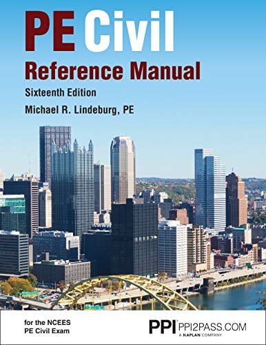 Pre-Owned Ppi Pe Civil Reference Manual, 16th Edition, a Comprehensive ...