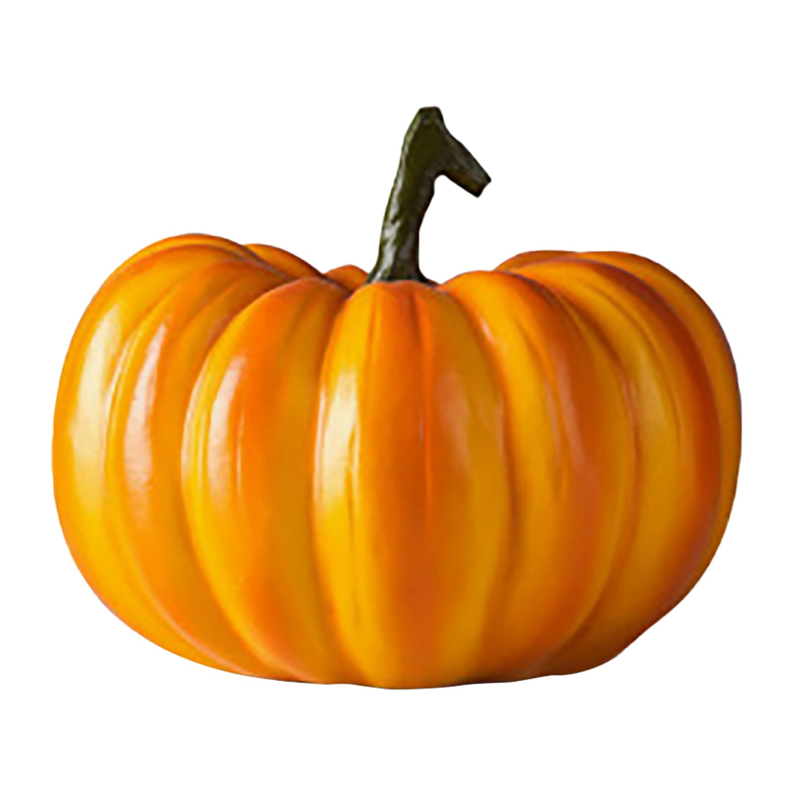 PPKVUFD 1 PCS Large Size Rustic Harvest Orange Artificial Pumpkins for ...