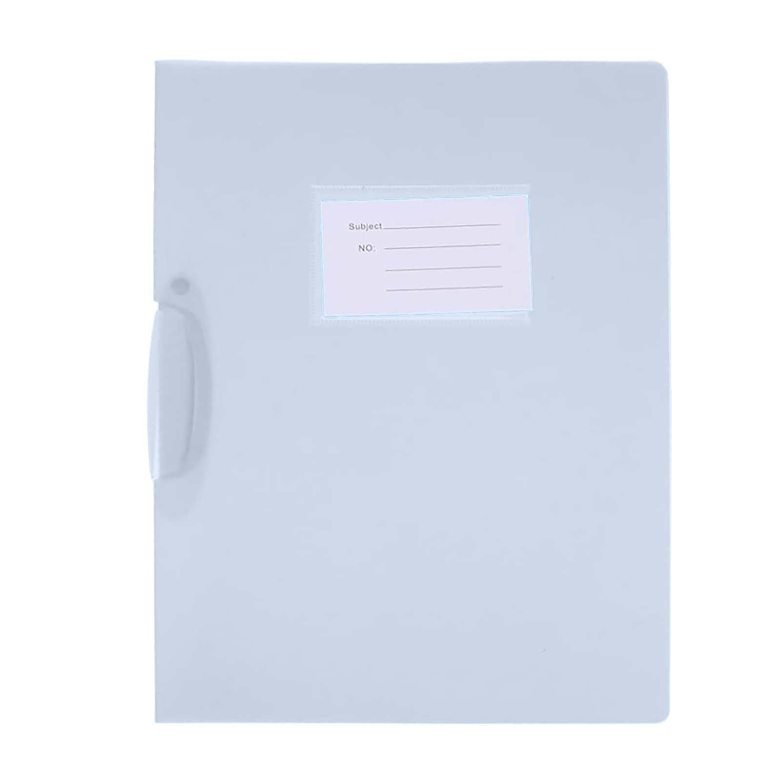 PPKVUFD 1 Pack Clear Report Covers with Swing Clip, File Folder with ...