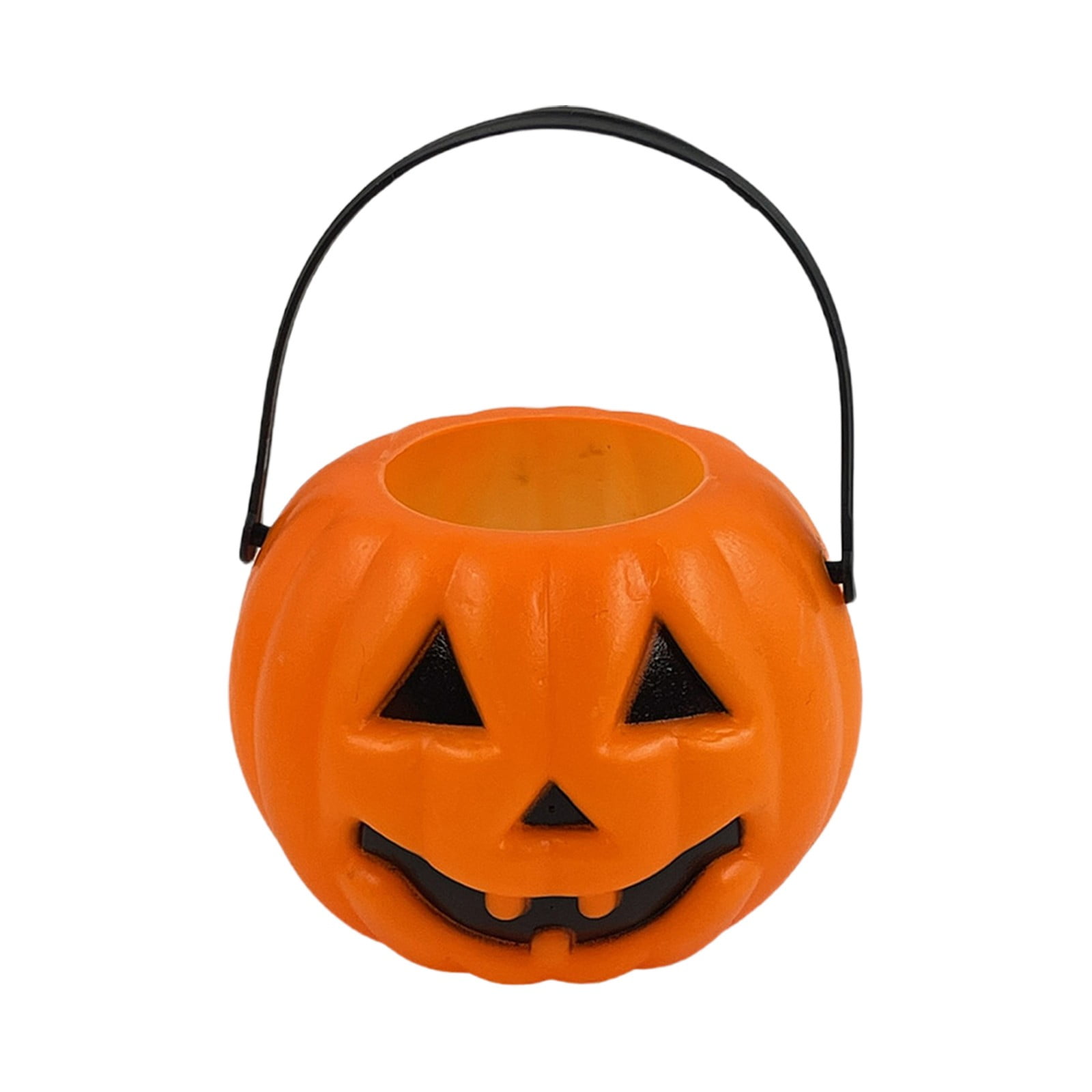 PPKVUFD 1 Pack Mini Halloween Candy Cauldron,Pumpkin Ghost Candy Bucket ...