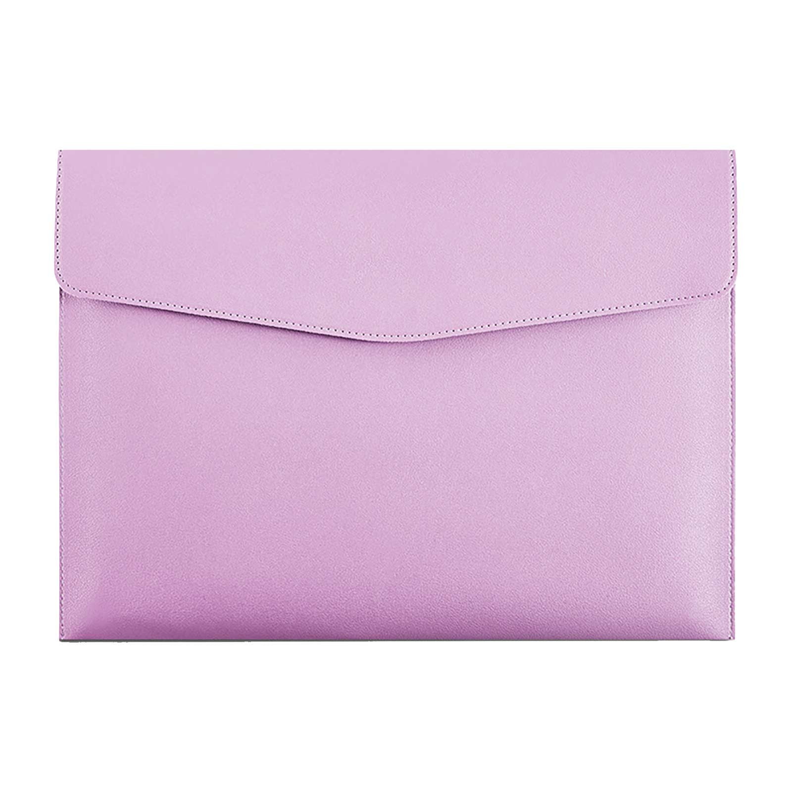PPKVUFD 1 Piece PU Leather File Folders A4 Document Holder File ...
