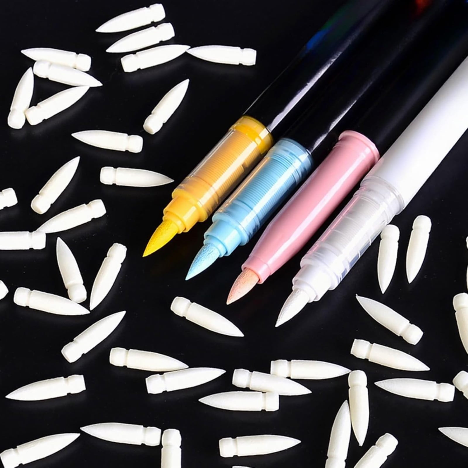 PPKVUFD 15Pcs Acrylic Paint Marker Nibs - 0.7mm Replacement Nylon Tips ...