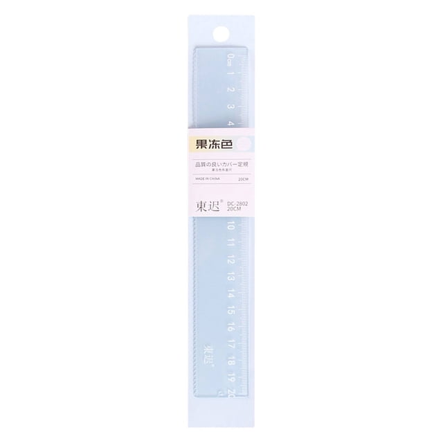 PPKVUFD 1Pc Plastic Ruler Straight Ruler Plastic Measuring Tool 20cm ...