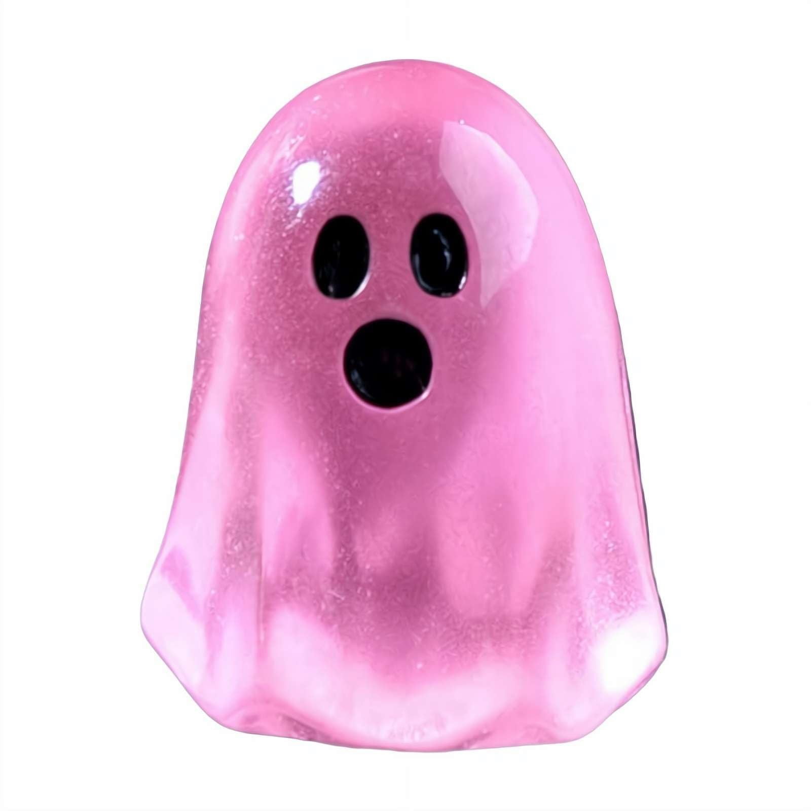 PPKVUFD 1pcs Halloween Mini Ghosts Figures, Luminous Small Little Resin ...