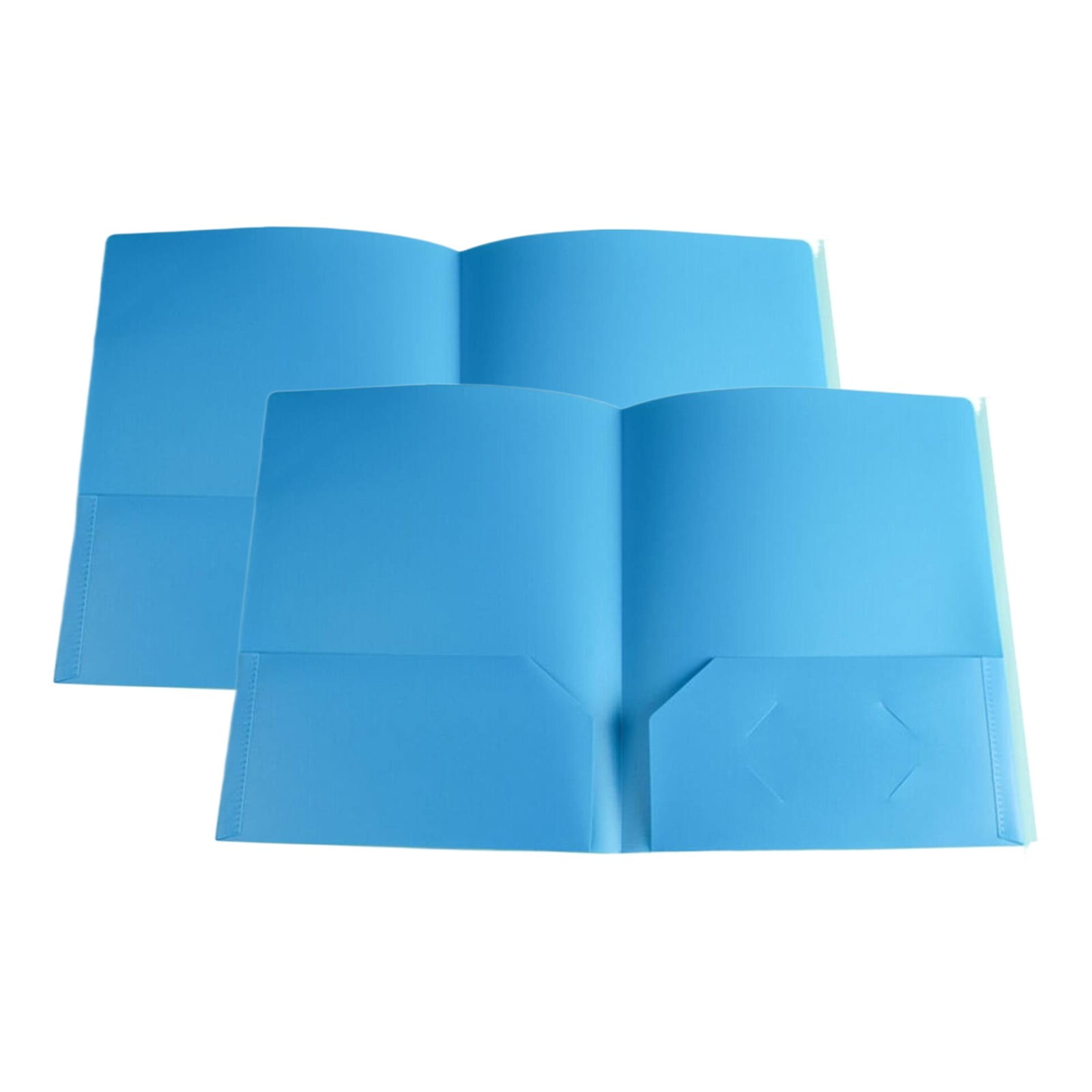 PPKVUFD 2Pcs Twin-Pocket Folders, File Folders with Pockets and ...