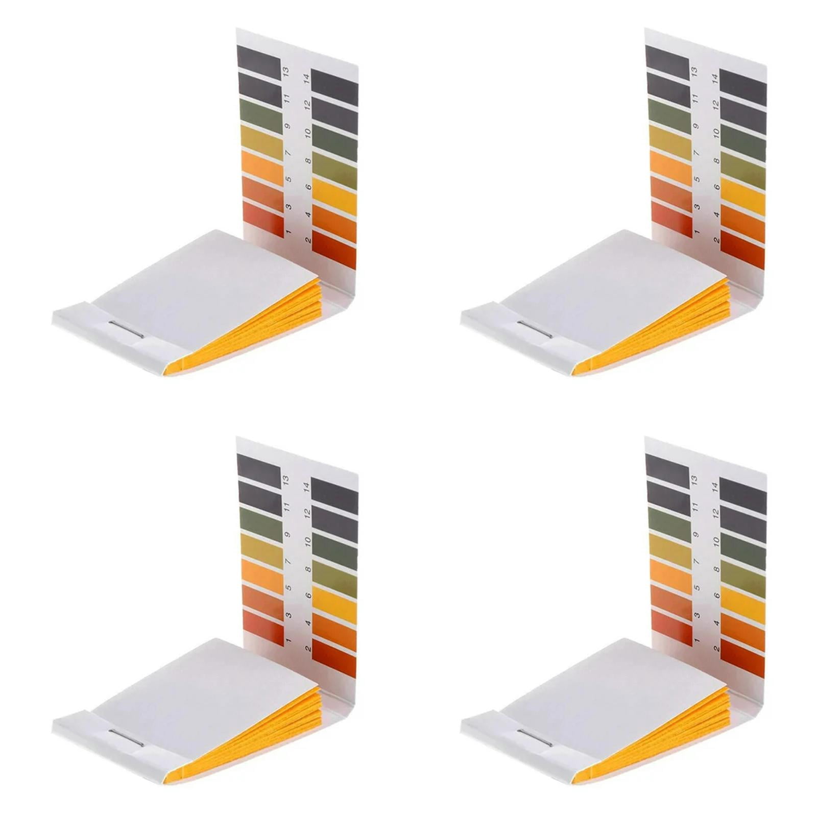 PPKVUFD 4 Pack pH.1-14 Test Paper Extensive Test Paper Litmus Test ...