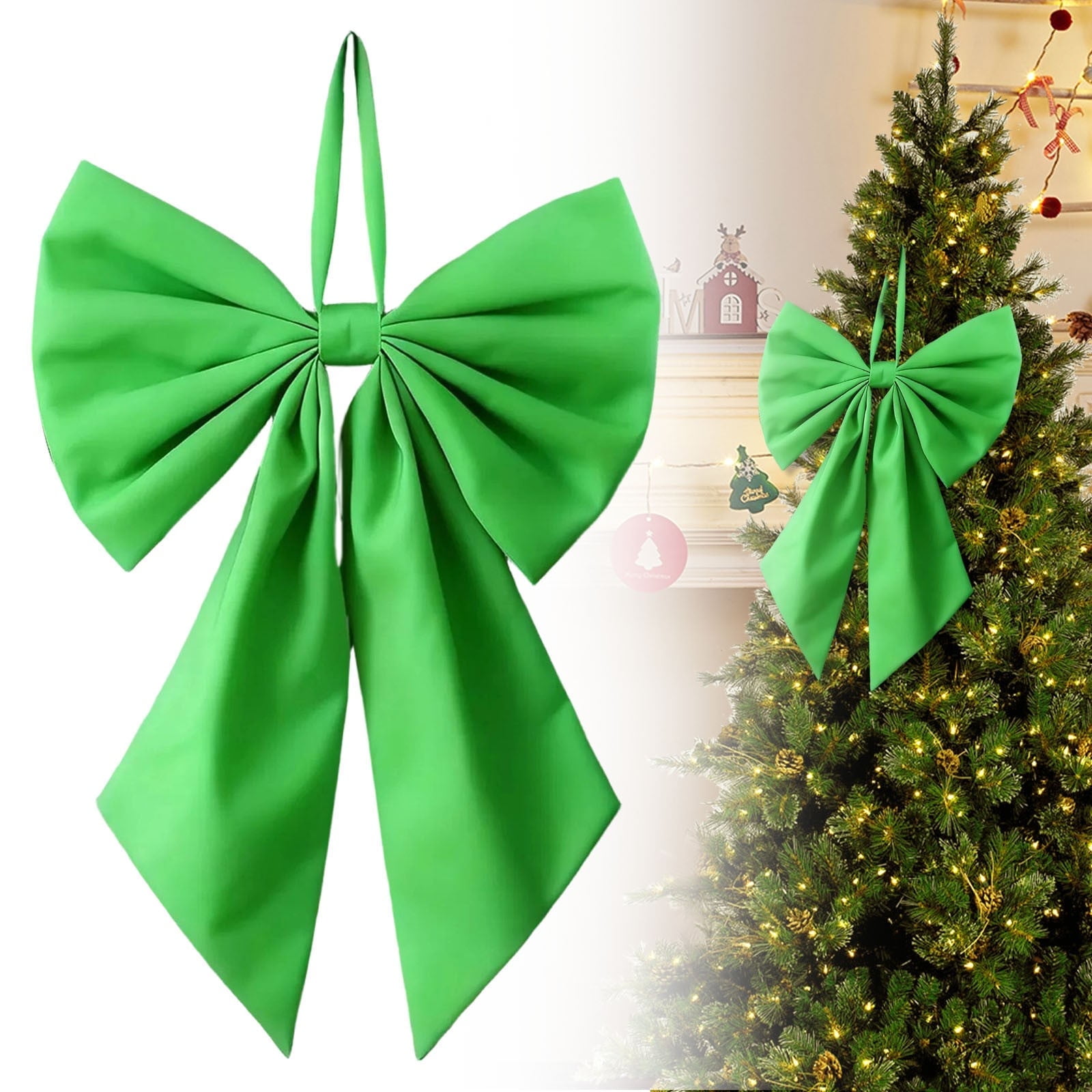 Ppkvufd Christmas Tree Topper Bow 7 X 10 Inch Large Bows Christmas