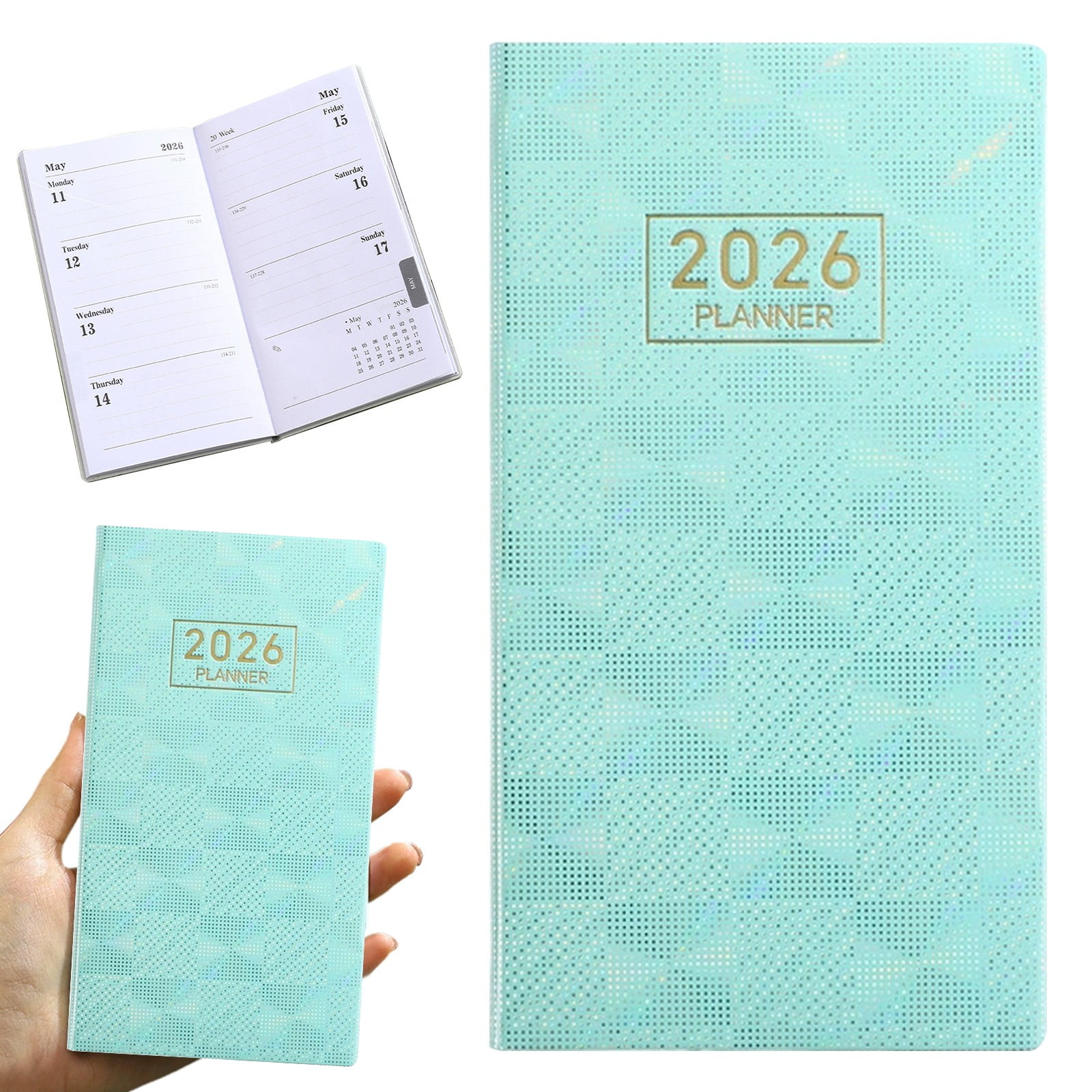 PPKVUFD Daily Planner 2026, Calendar 2026 Agenda Planner Daily Journal ...