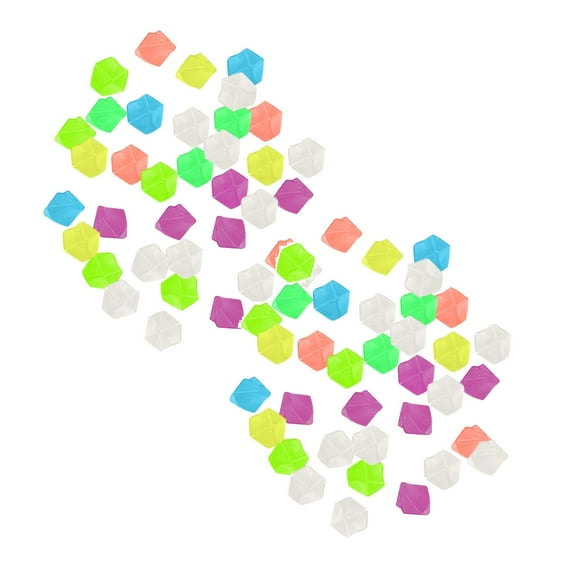 PPKVUFD Fish Tank Decorations Rocks Little Glow in The Dark Aquarium ...