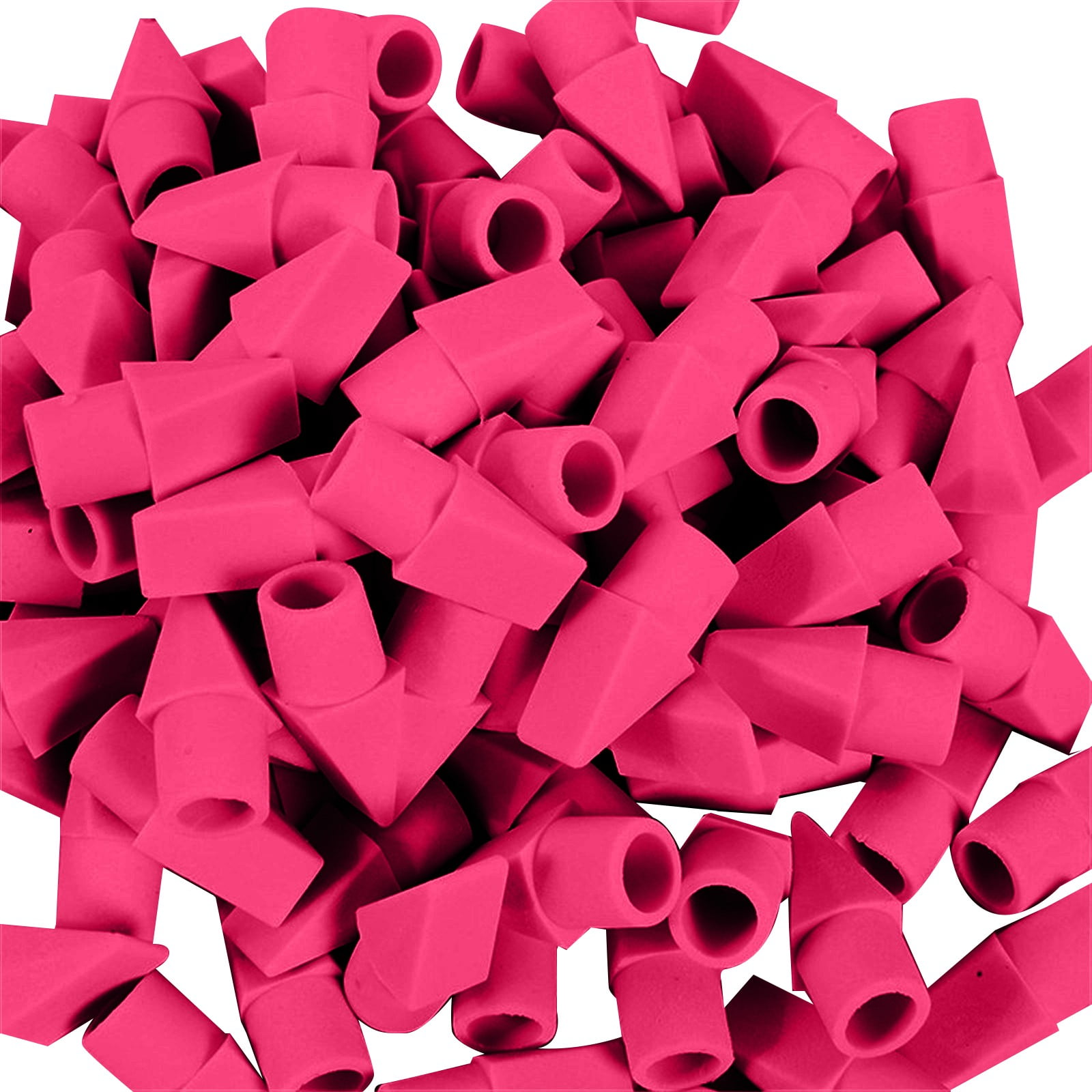 PPKVUFD Hot Pink Pencil Top Erasers, 30 Pcs, Eraser Caps, Erasers for ...