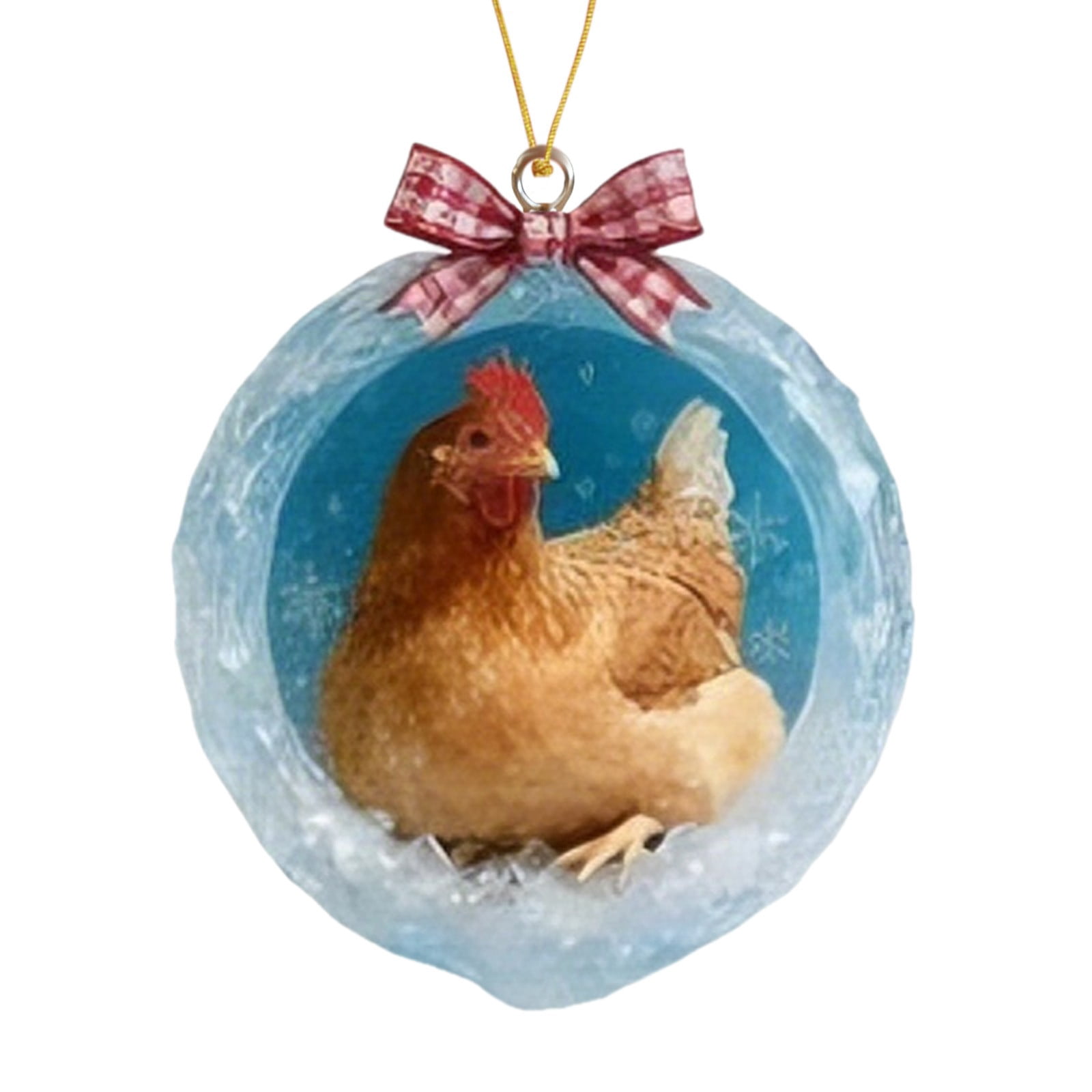 PPKVUFD Ice Crystal Cave Animal Ornaments, 2D Acrylic Ice Crystal Cave ...