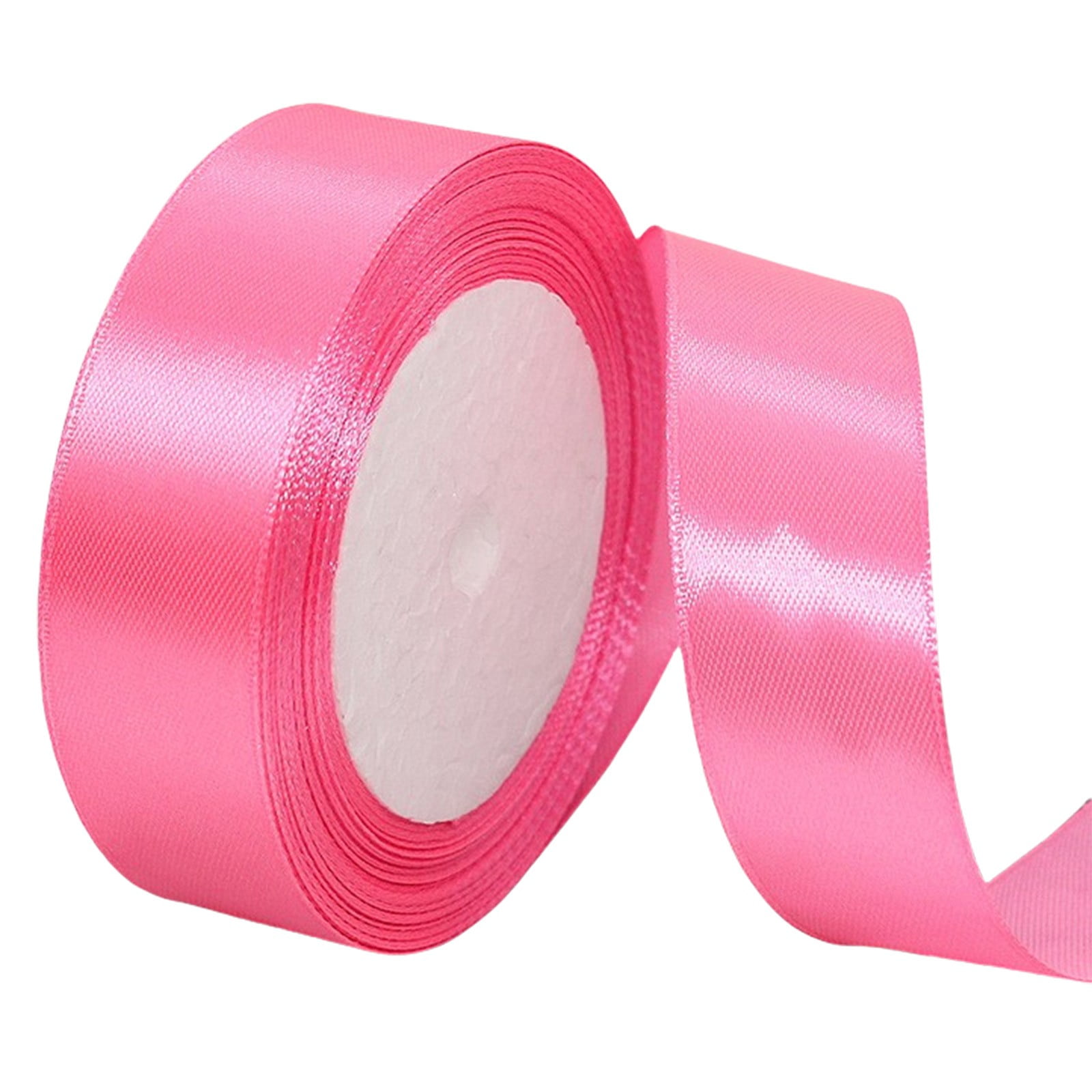 PPKVUFD Pink Double Faced Satin Ribbon, 1-1/2” x Continuous 24 Yards ...
