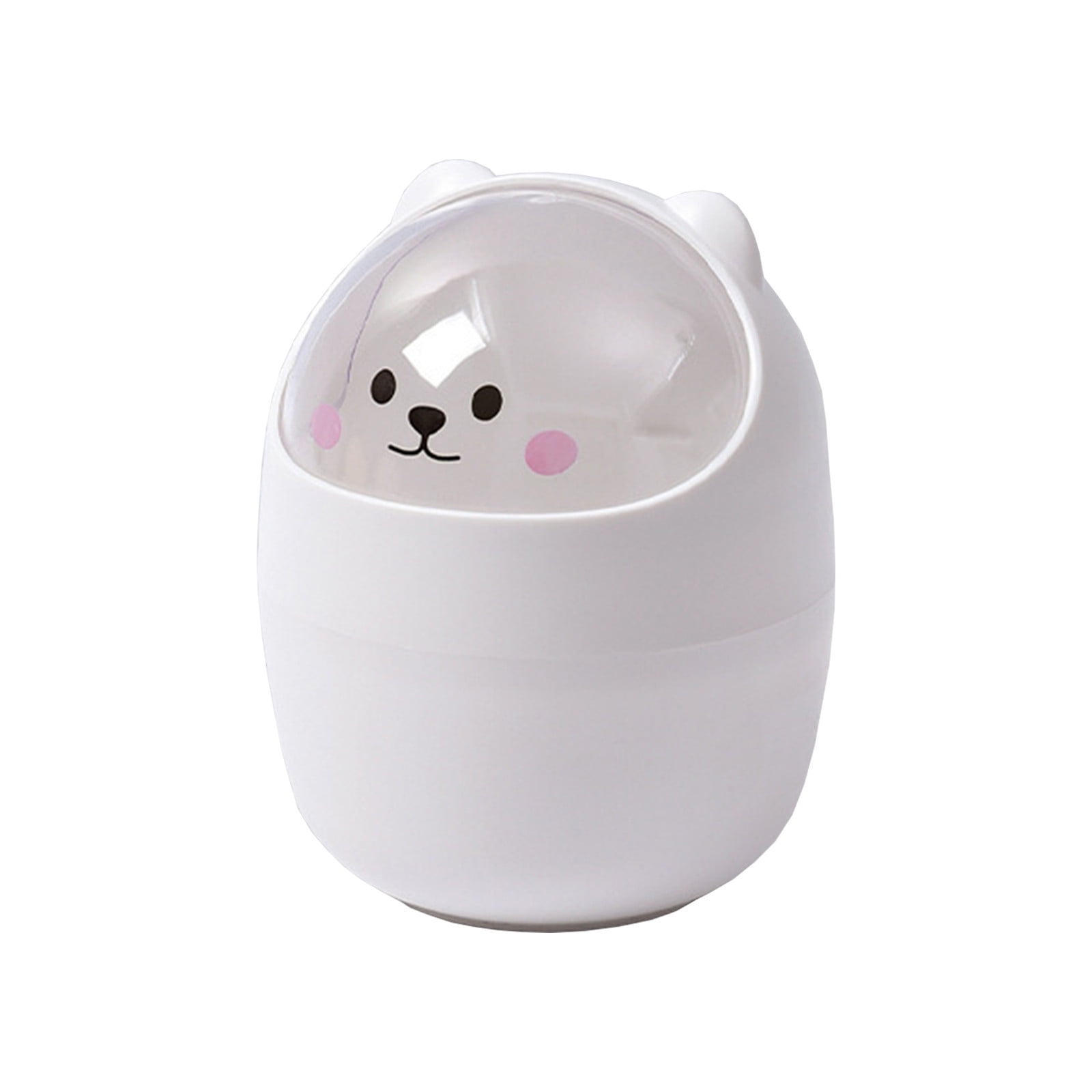 PPLomey Mini Desktop Rubbish Bin with Lid for Bedroom, Office, and Car ...