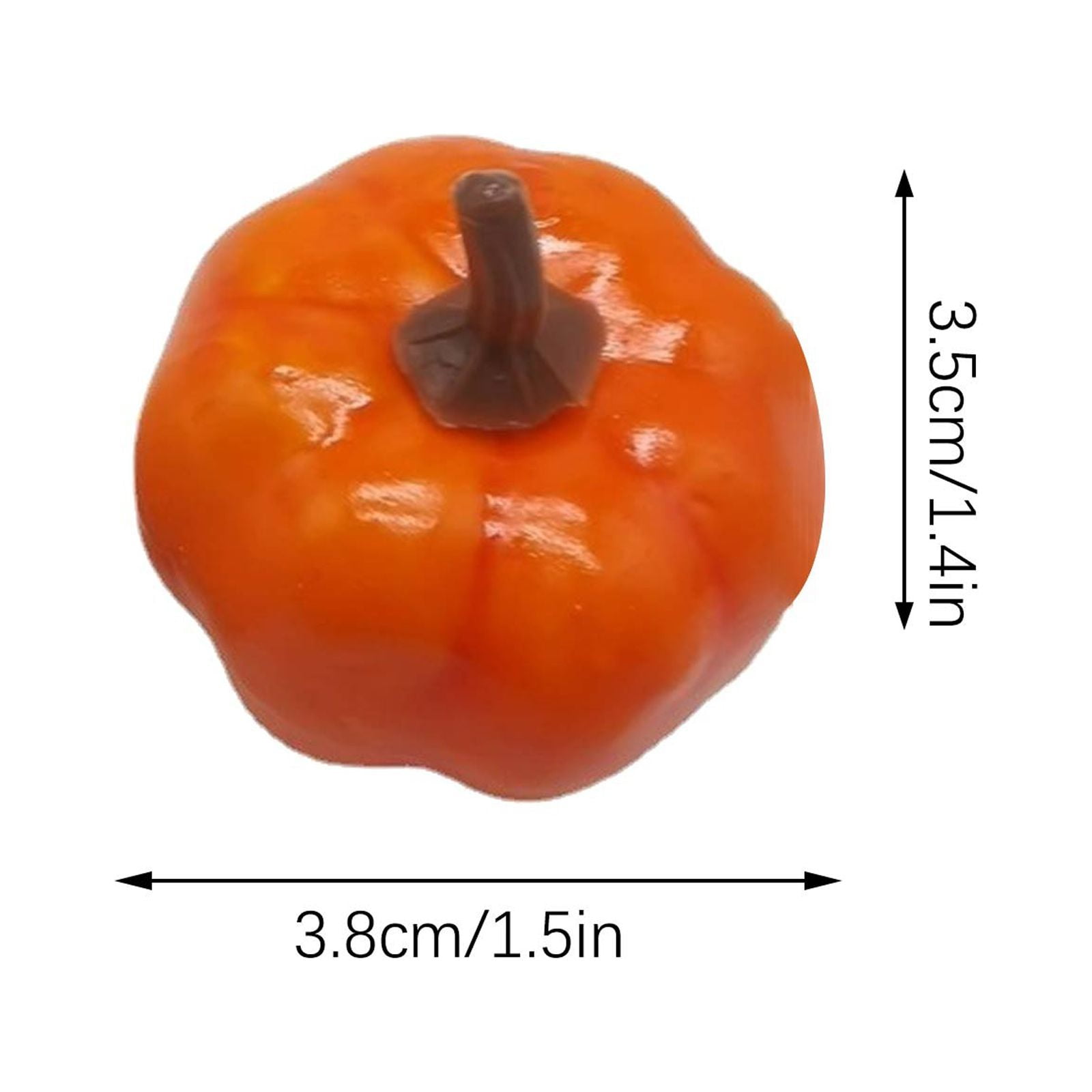 PPLoney 12-Pack Lifelike Foam Halloween Pumpkins - Indoor/Outdoor Fall ...