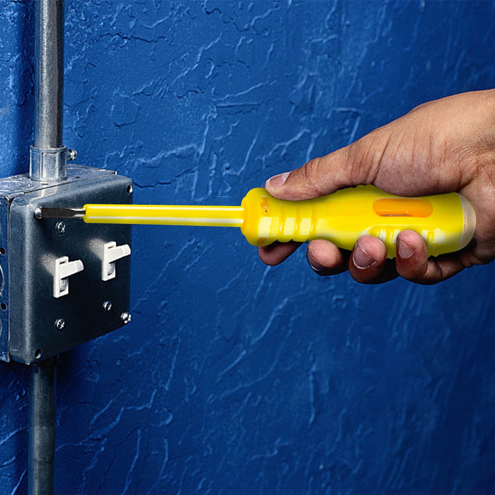 PPLoney 2-in-1 High Torque Magnetic Screwdriver & Voltage Tester ...