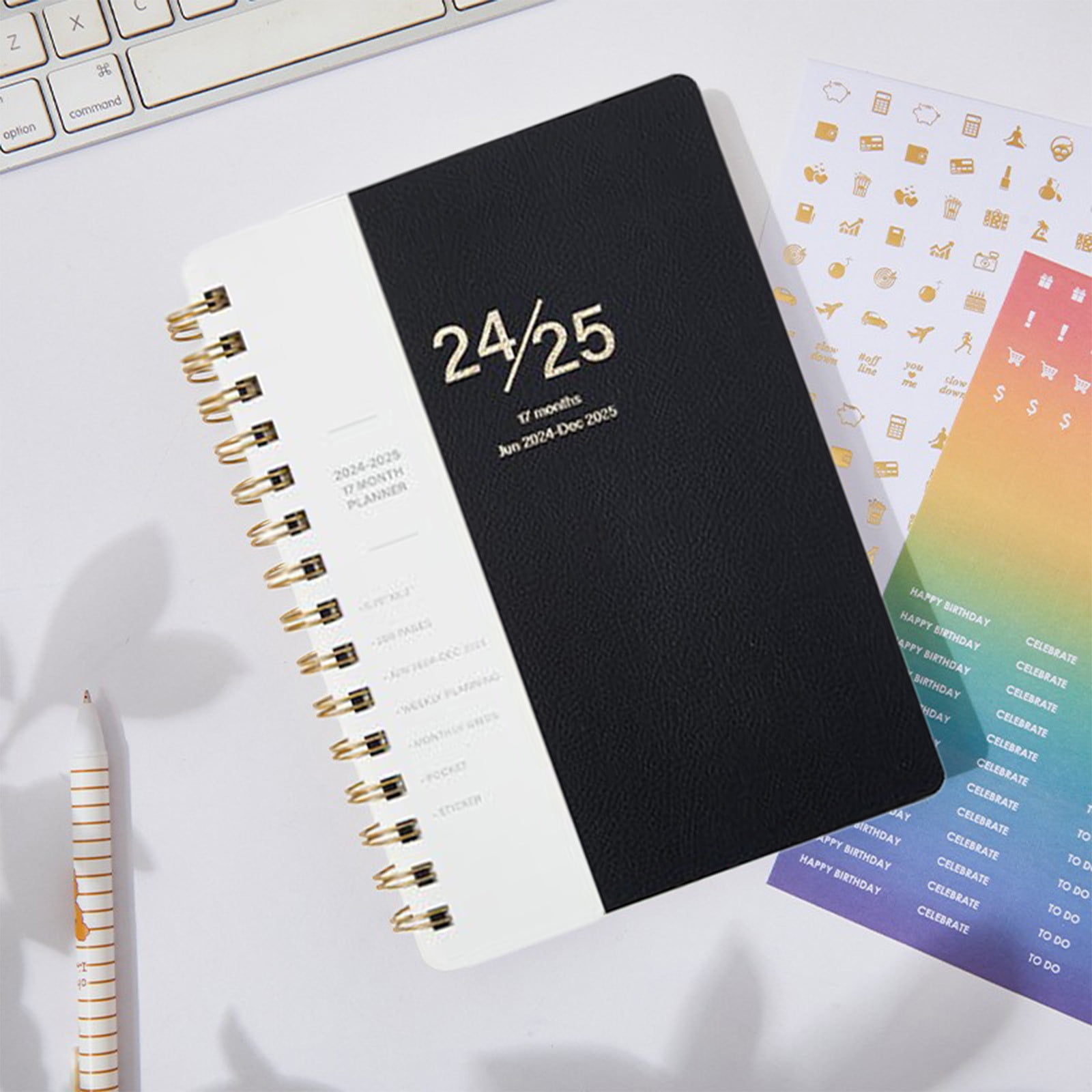 PPLoney 2025-2026 Academic Planner Weekly & Monthly with Tabs, Daily ...