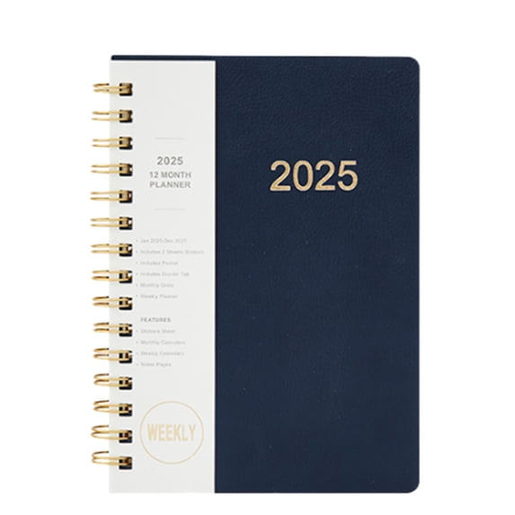 PPLoney 2025 A5 English Calendar Notepad - High-Quality Paper ...