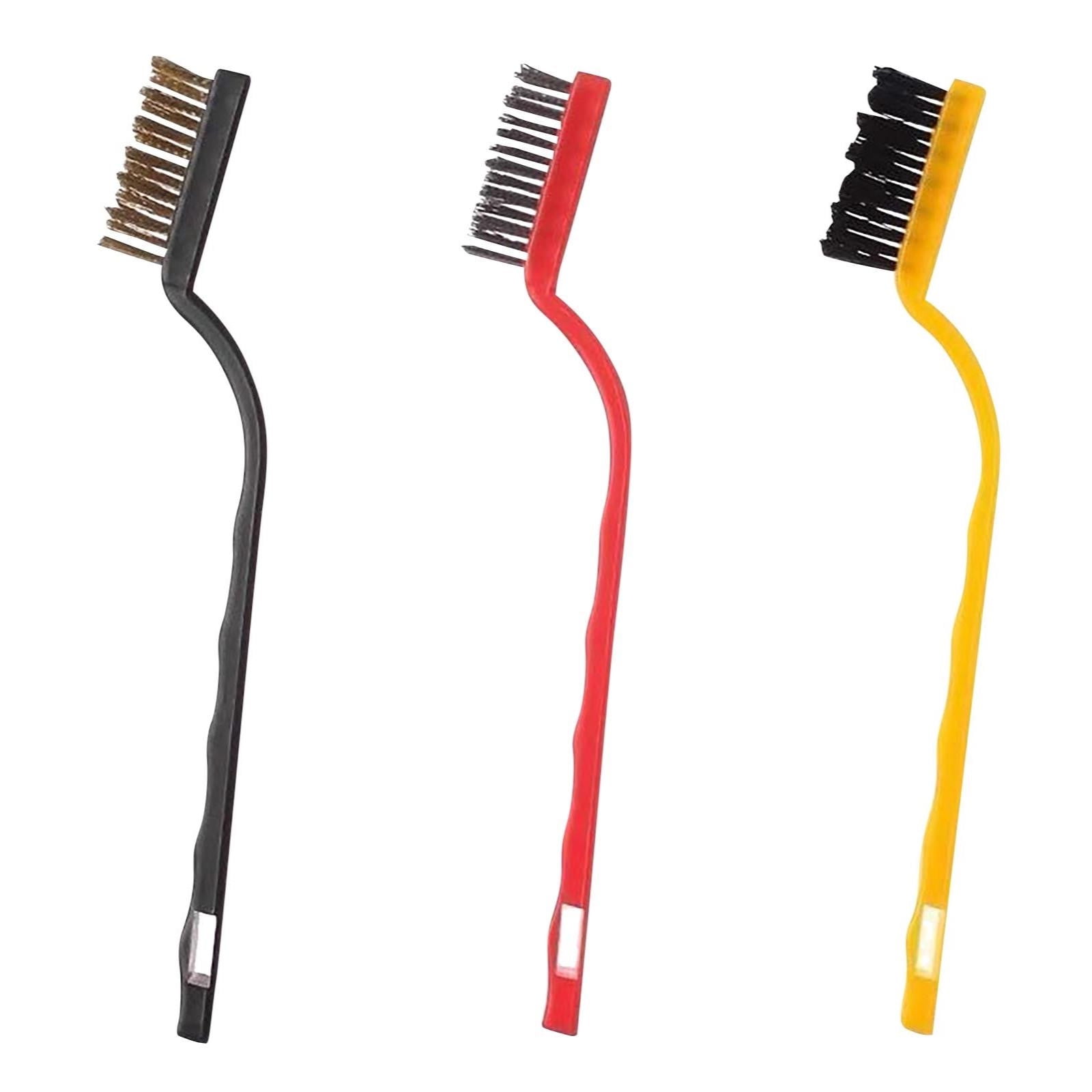 PPLoney 3-Piece Wire Brush Set for Cleaning, Rust Removal, and Paint ...