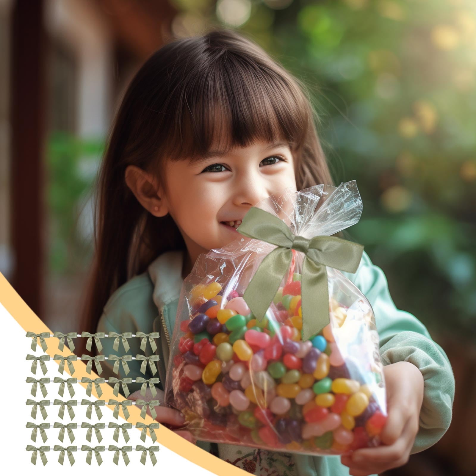 PPLoney Baking Cake Packaging Bow Ribbon Gift Decorative Multi Color ...