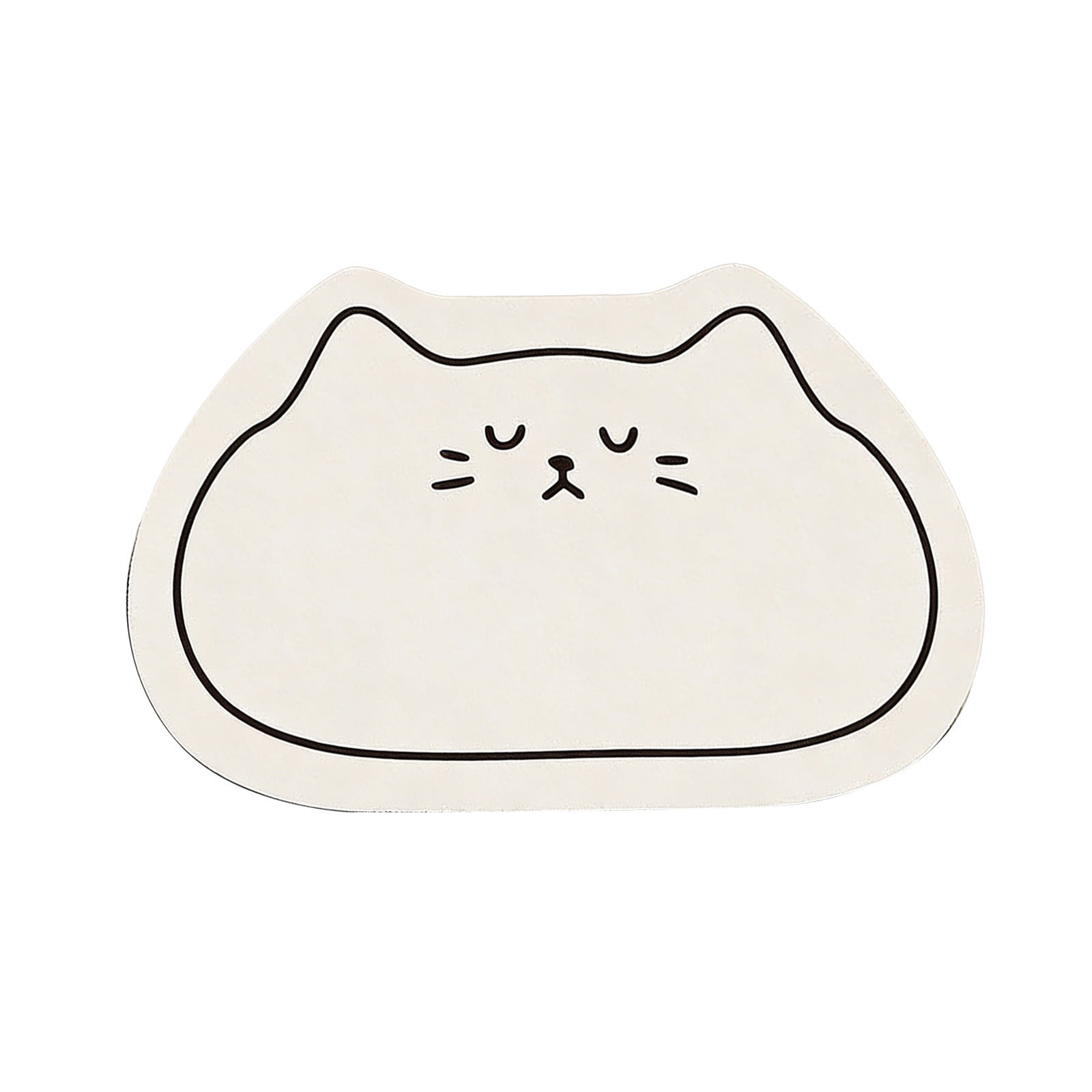 PPLoney Cute Kittens Diatomaceous Earth Mat with Non-slip Backing for ...