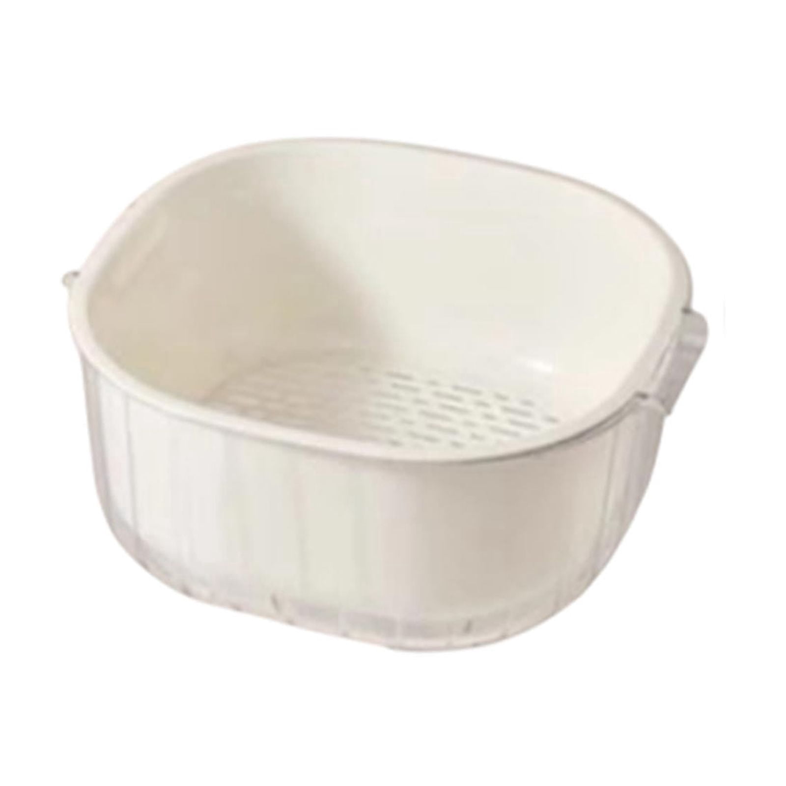 PPLoney Double-Layer Draining Basket - Food-Grade Safe Plastic ...