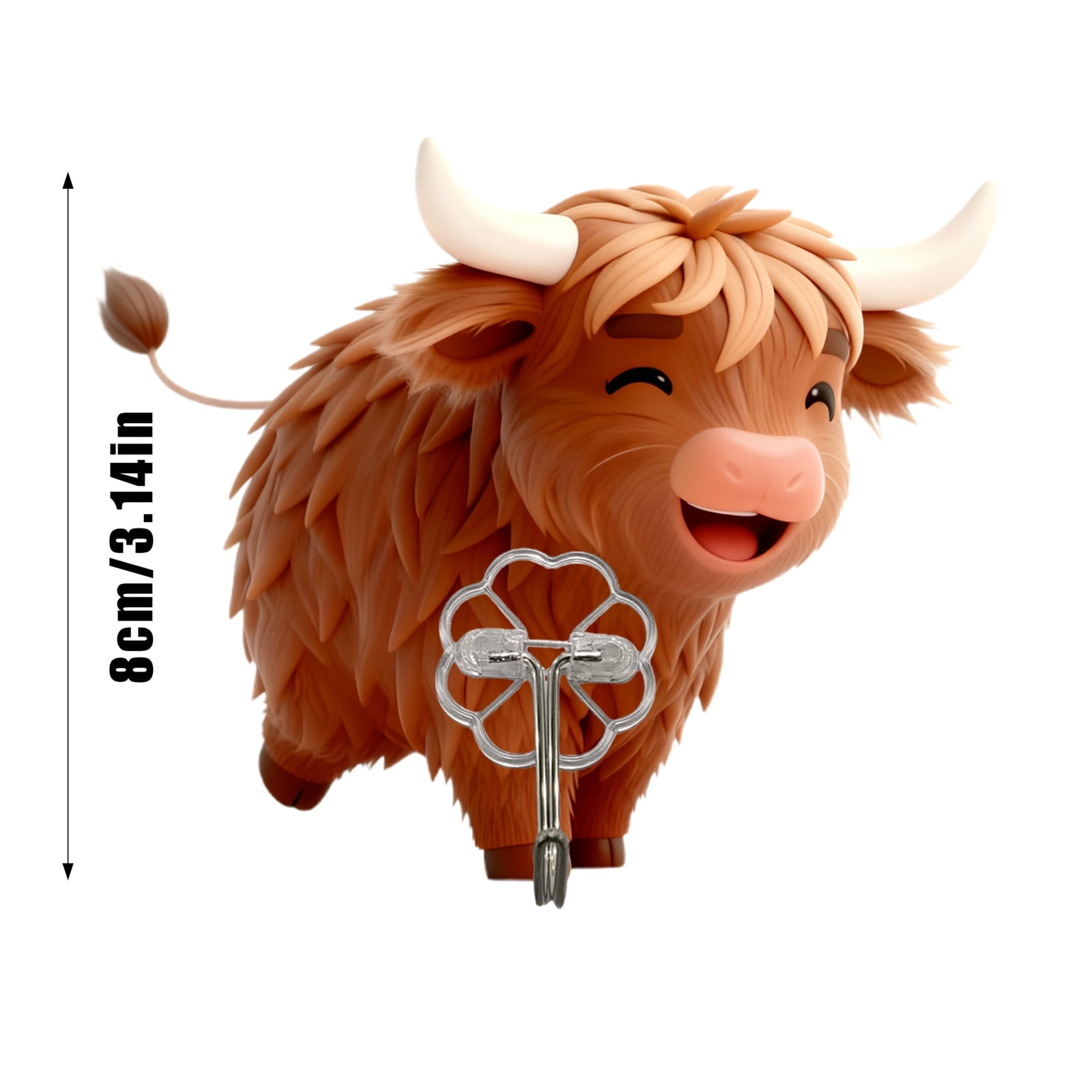PPLoney Home Hook Cow Hook - Cute Metal Design with No-Drill ...