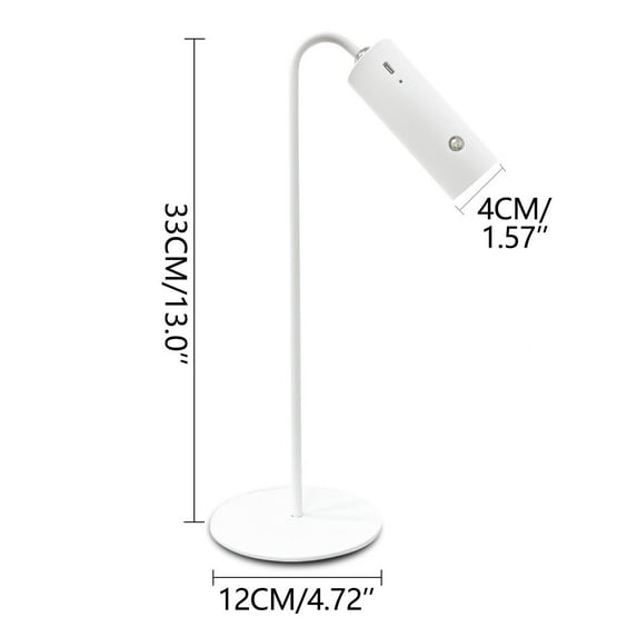 PPLoney LED Multi-Angle Eye-Care Desk Lamp - 3-Level Dimmable, Magnetic ...