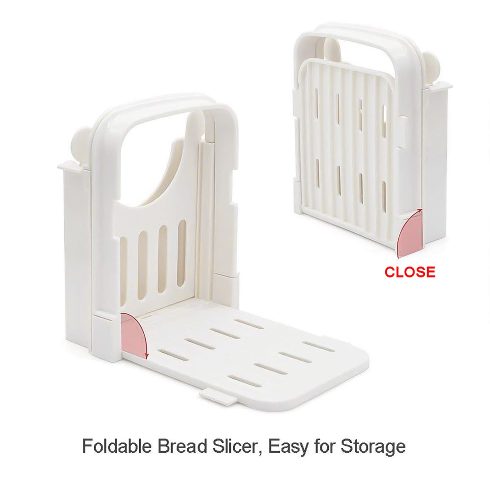 PPLoney Portable Bagel Slicer and Bread Cutter - Adjustable Thickness ...