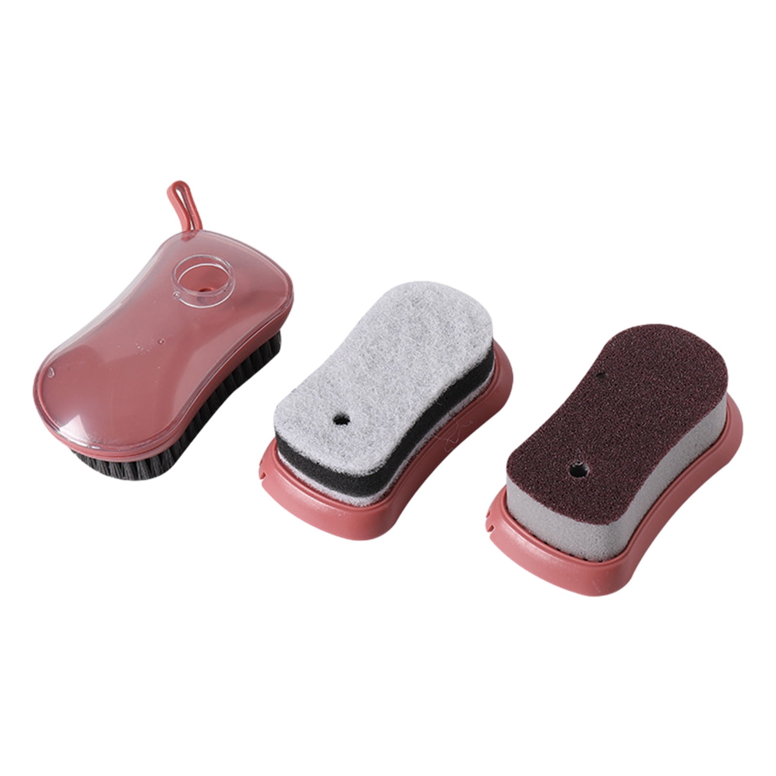 PPLoney Push Down Multi-Purpose Cleaning Brush Set - Durable Laundry ...