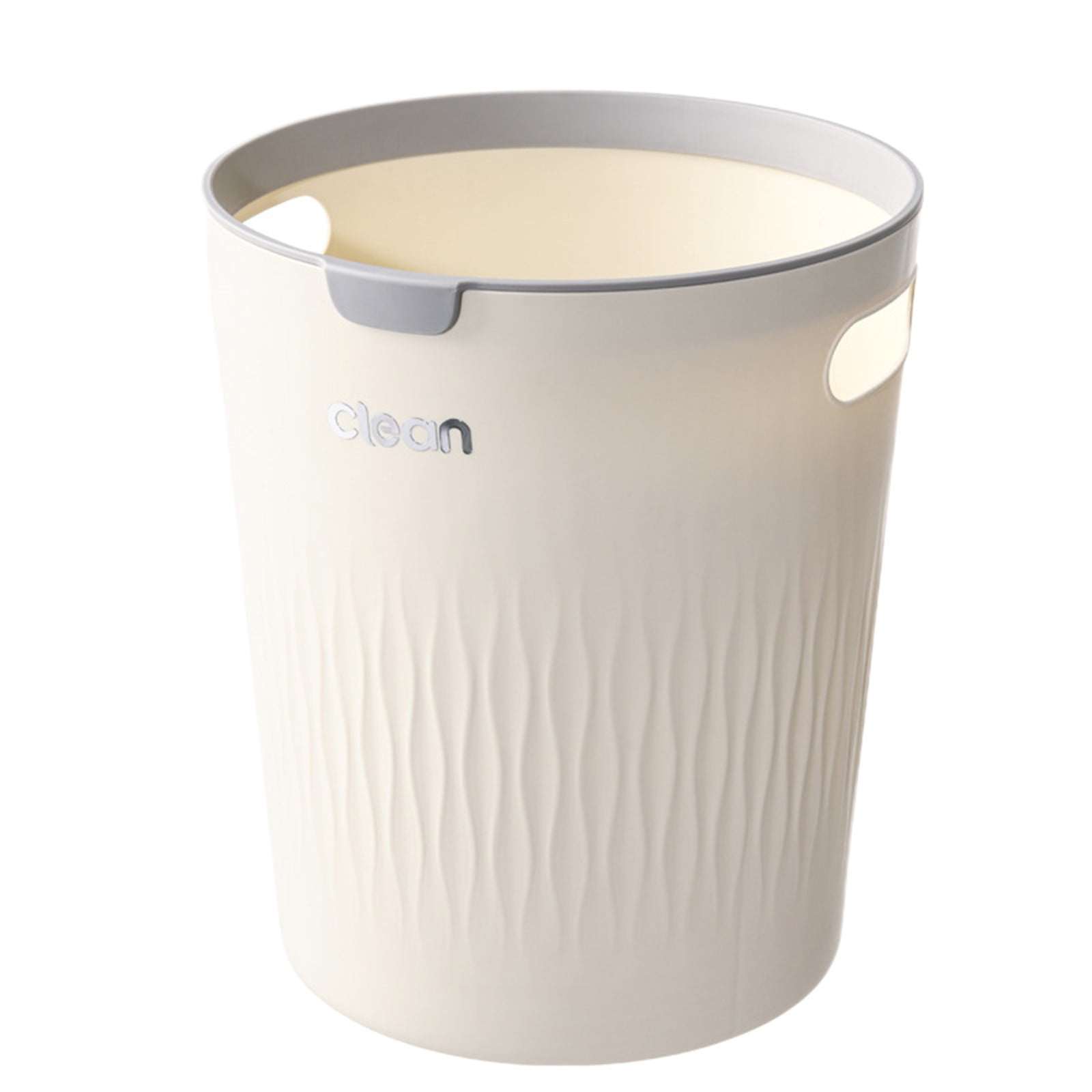 PPLoney Slim Plastic Trash Can for Bathroom, Bedroom, Office - Lidless ...