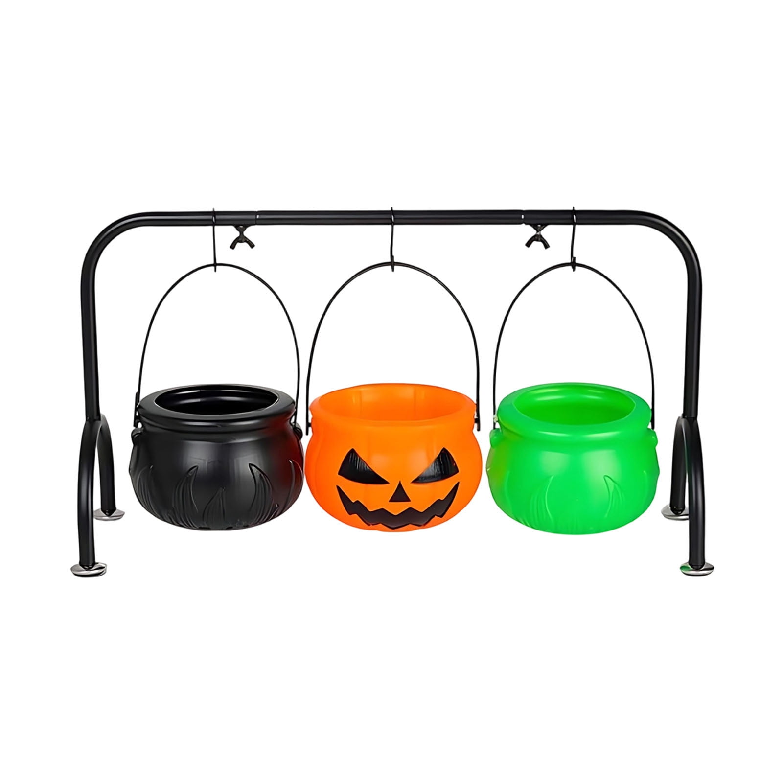 PPLoney Witches Cauldron Serving Bowls Set with Rack - 3 Pack Halloween ...