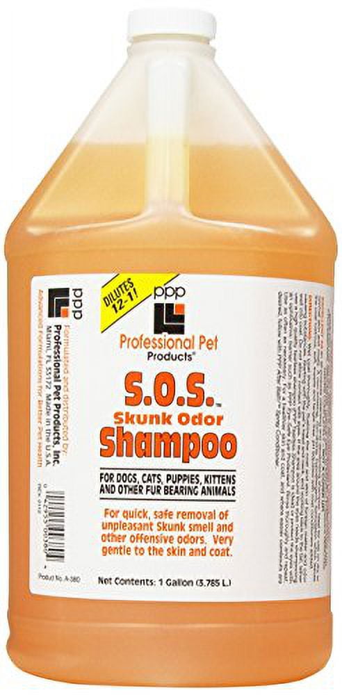 PPP Skunk Odor Shampoo for Dogs & Cats - Eliminates Skunk Odor at The ...