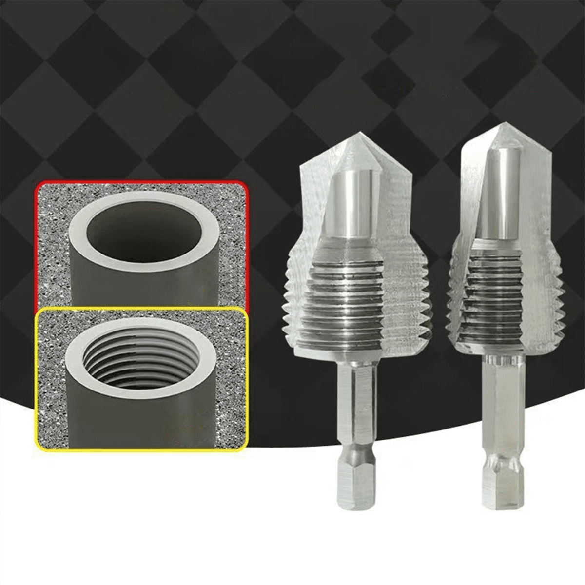 PPR Lifting Drill Bit 3-in-1 ThreeBlade Thread Drill Bit Tapping ...